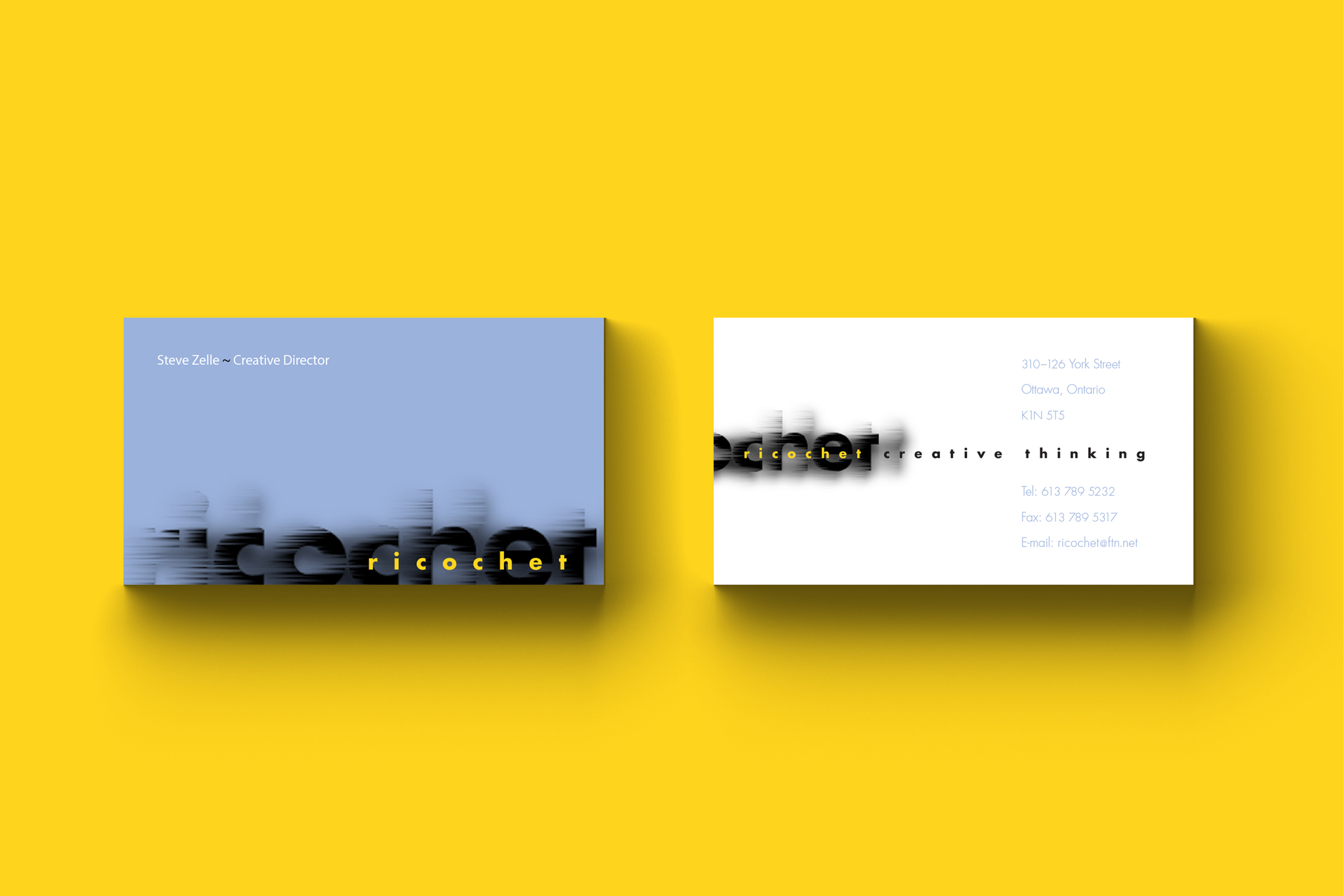 Ricochet Creative Thinking: Branding for a graphic design studio ...